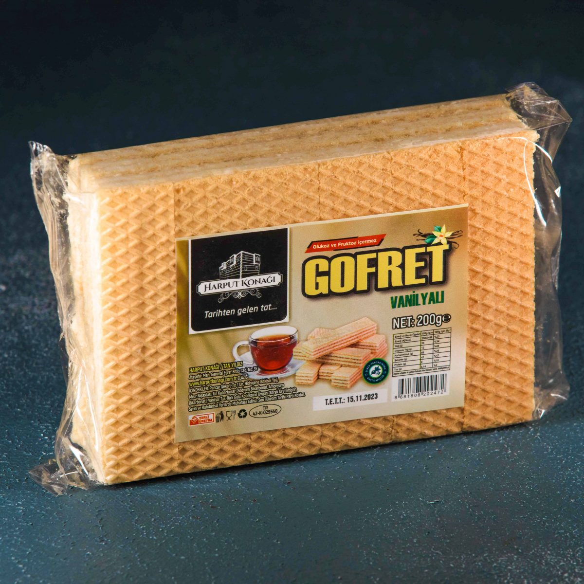 Harput Konağı Vanilyalı Gofret (400GR) – Harput Konağı – Elazığ'dan Dünyaya
